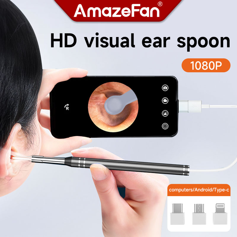 3-in-1 USB Pick Ear Spoon Tool Cleaning Endoscope Camera Health HD ...