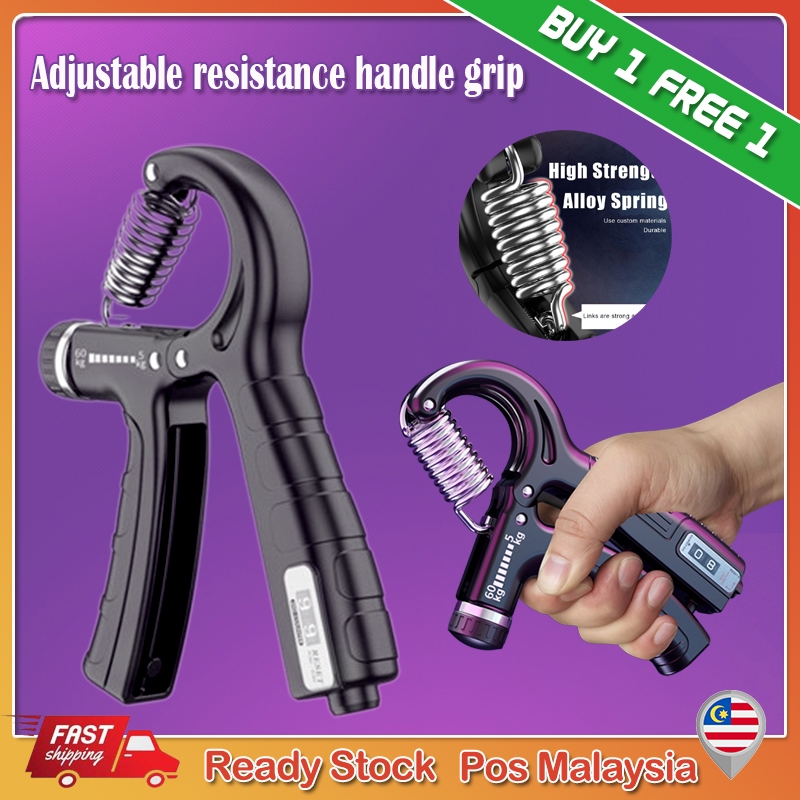 5-60KG Adjustable Resistance Hand Grip Gripper Wrist Arm Finger Forearm ...