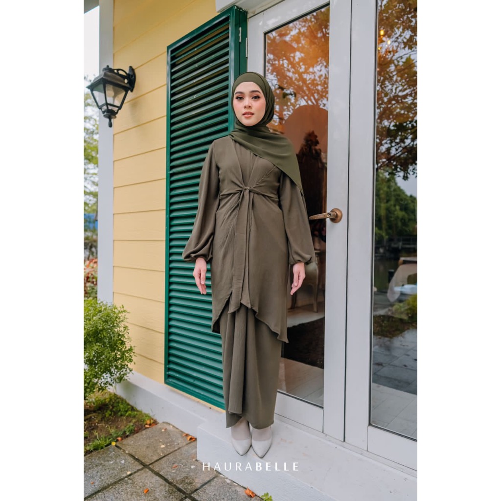 Readystock Jane Kurung Haurabelle Baju Kurung Moden Instant Pario Baju ...