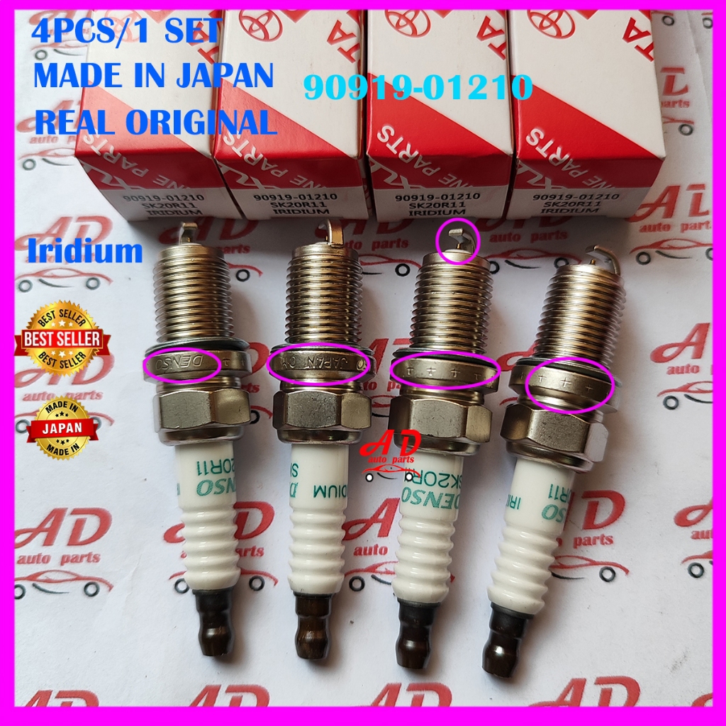 ORIGINAL IRIDIUM SPARK PLUG ESTIMA ACR30 MCR30 ACR50 VELLFIRE ALPHARD ...