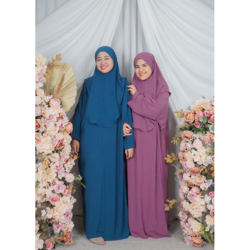 HAYRA SET (free khimar) | Shopee Malaysia