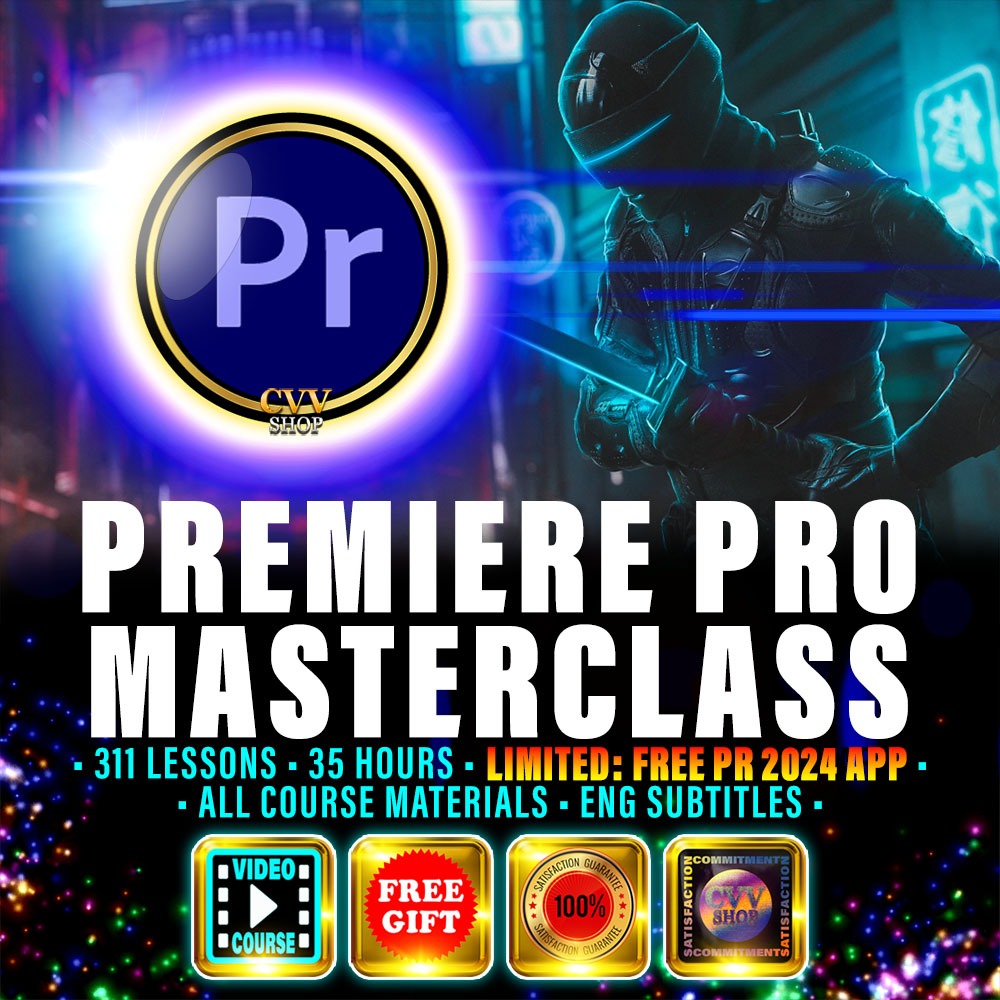 Video Course - Premiere Pro Masterclass For PC Windows - Learn Video Editing & Effects For ...