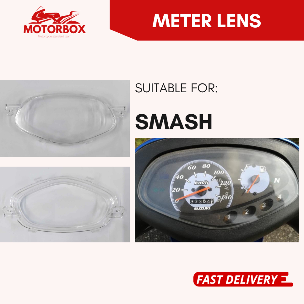 SUZUKI SMASH 110 METER LENS SMASH110 METER CERMIN SPEEDMETER COVER LEN ...