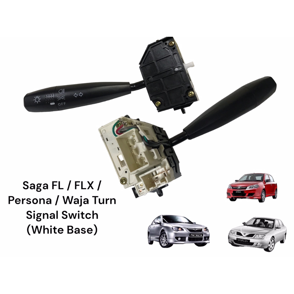 Proton Persona / Waja / Saga FL / FLX Turn Signal Switch (White Base ...