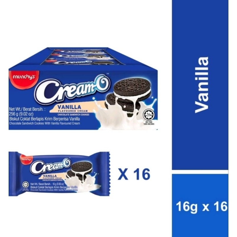 Cream O Sandwich Cookies 16g x 16Pack | Shopee Malaysia
