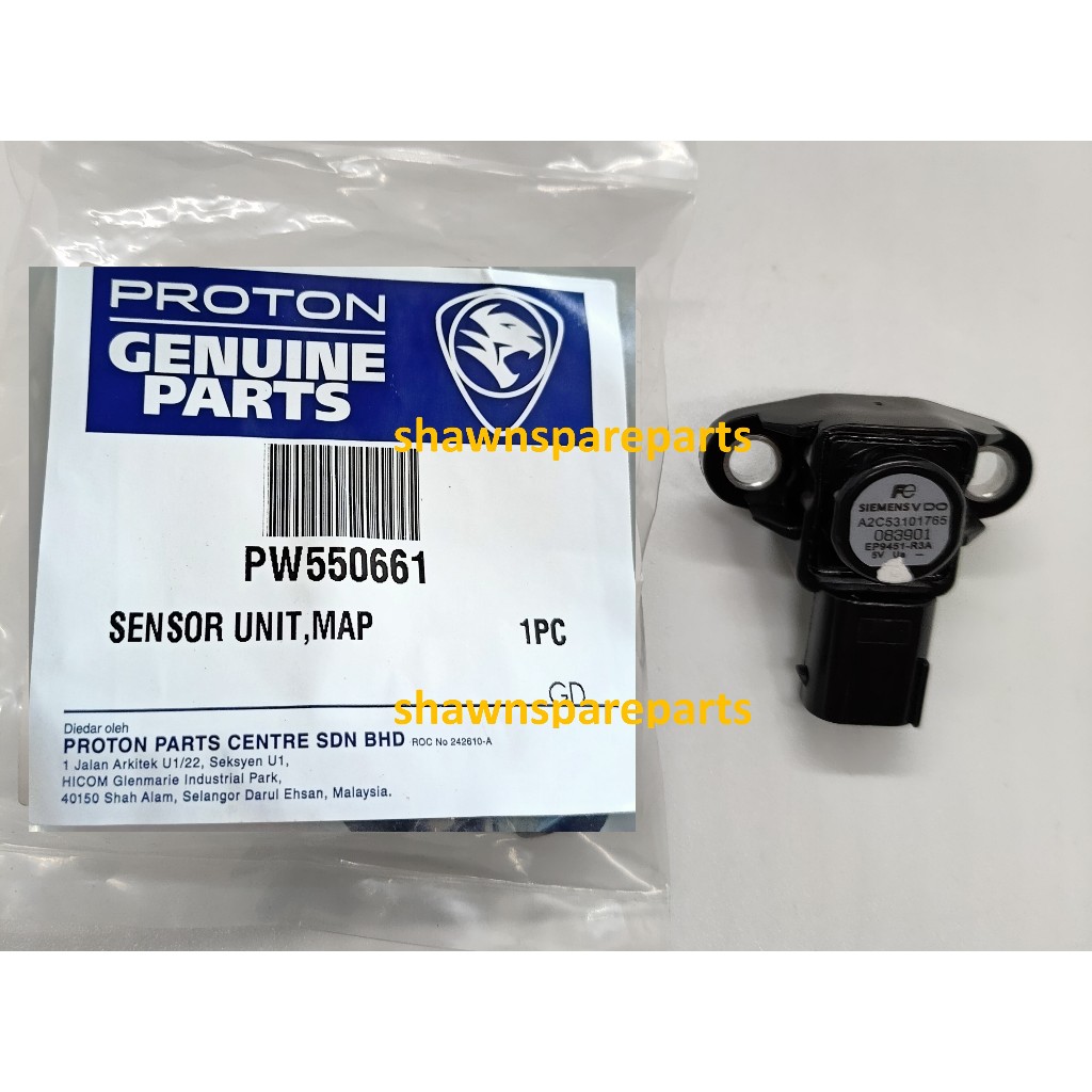 ORIGINAL Map Sensor Proton Wira 1.3 1.5 VDO / Satria Old 1.3 1.5 VDO ...