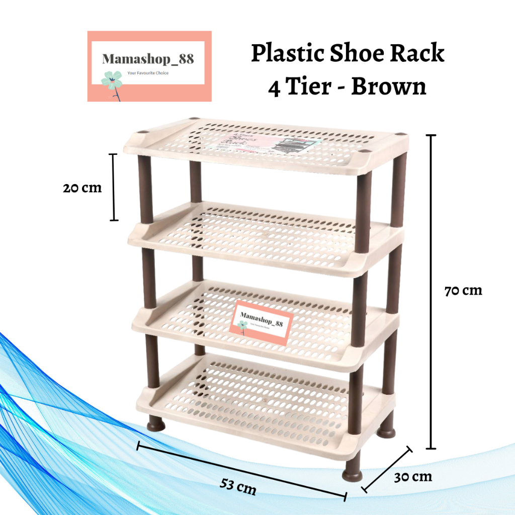 Rak Kasut / Shoe Rack High Quality / Plastic Shoe Rack / Plastic Rak ...