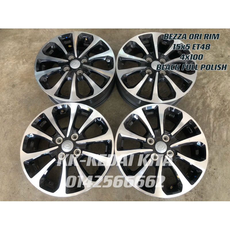 USED PERODUA BEZZA ORI RIM 15 INCHI | Shopee Malaysia