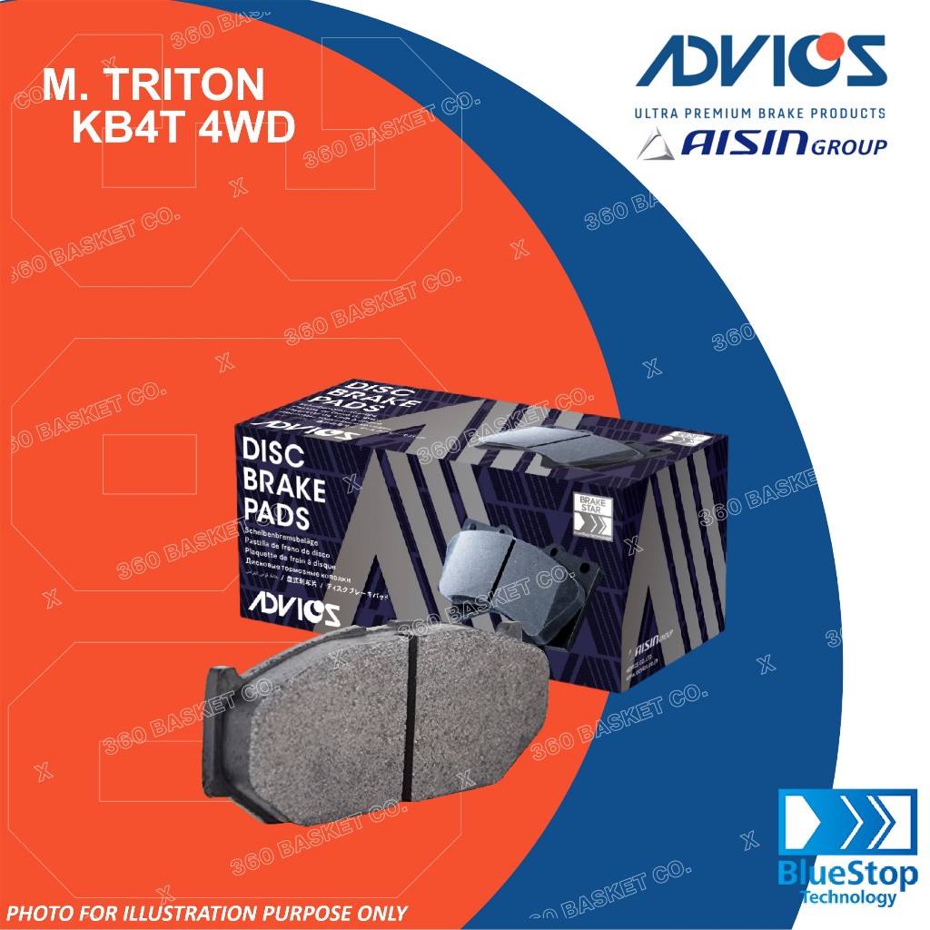 ADVICS ORIGINAL BRAKE PAD MITSUBISHI PAJERO TRITON (BREK PAD) | Shopee ...