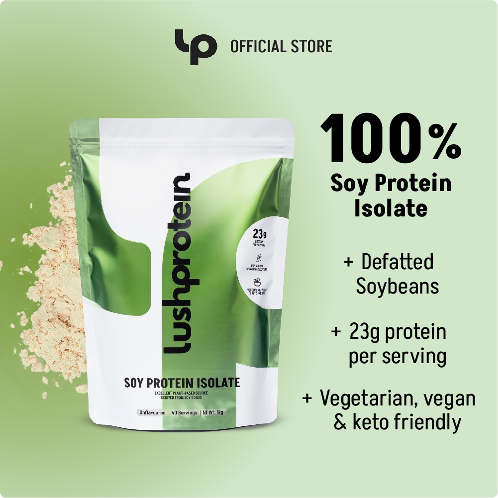 Lushprotein Soy Protein Isolate (1kg/40 Servings/Pack) | Shopee Malaysia