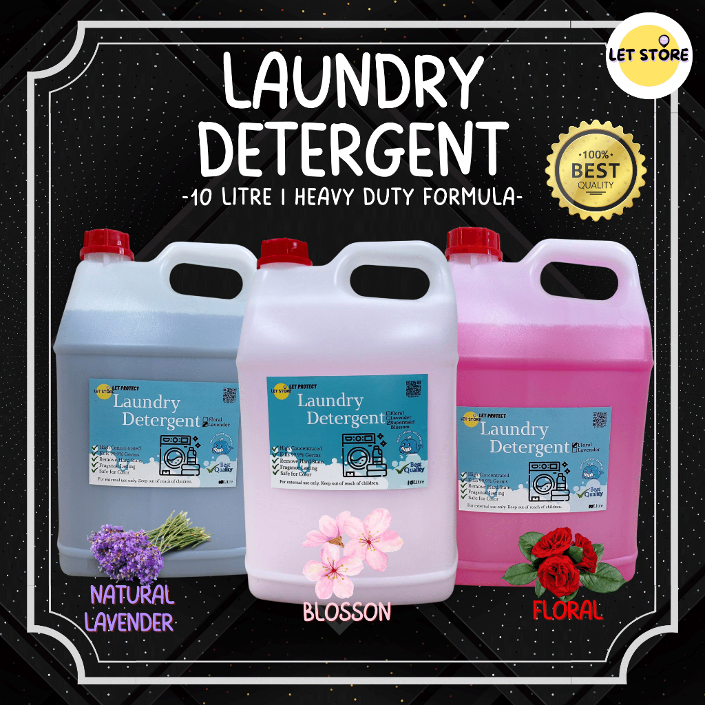 LIQUID DETERGENT SABUN DOBI [10KG] BEST FORMULA LET PROTECT SABUN ...