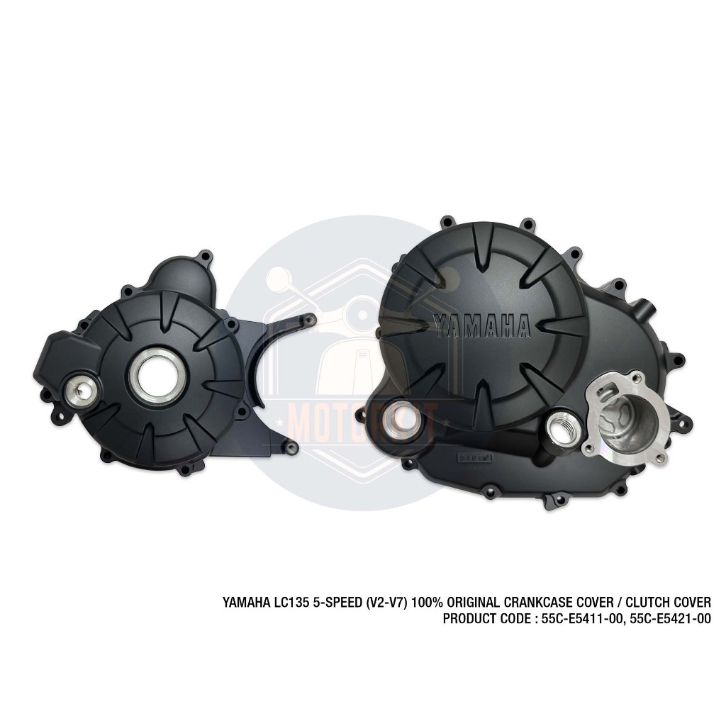 YAMAHA LC135 LC 135 135LC 135 LC 5S V2 V3 V4 V5 V6 V7 100% ORIGINAL CRANKCASE COVER ENGINE ...