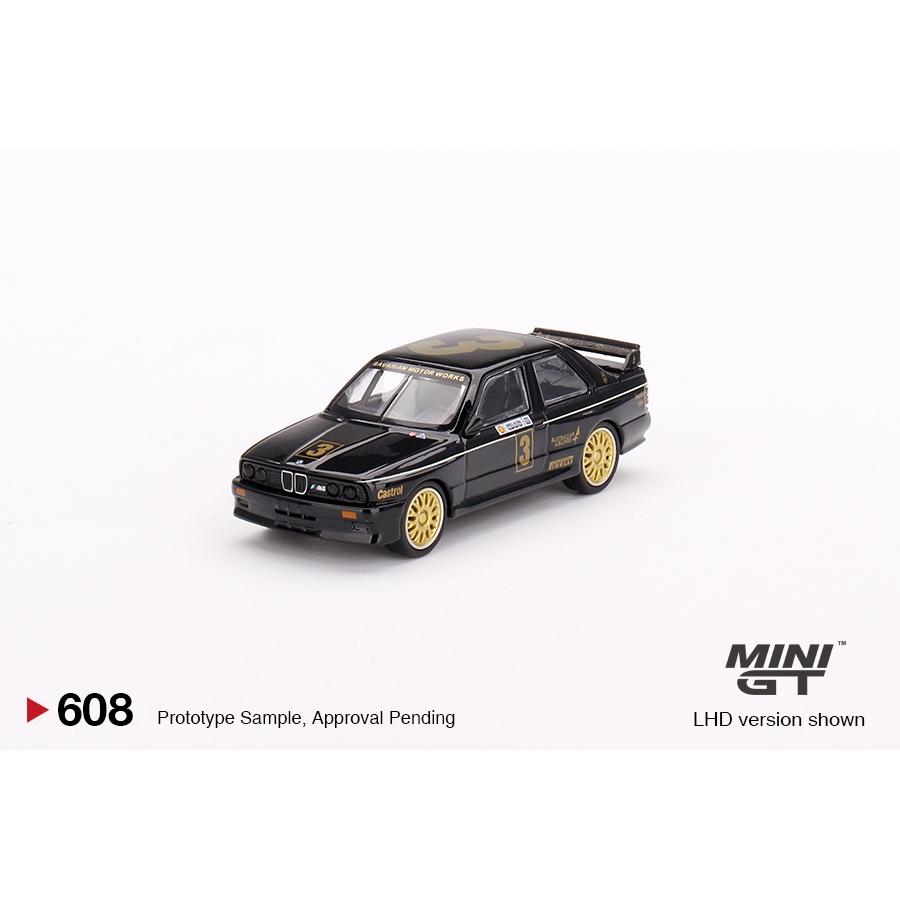 MINI GT #608 1/64 BMW M3 #3 JPS Team BMW 1987 ATCC Championship Winner ...