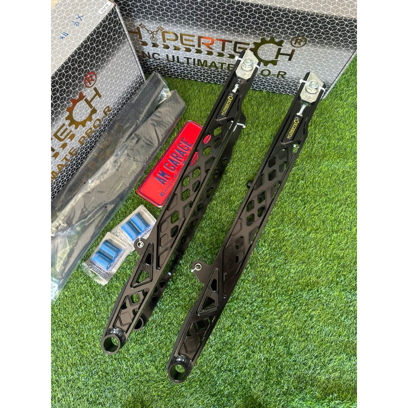 Swing arm hypertech cnc Y15 Y16 black edition silver grey basic pakage ...