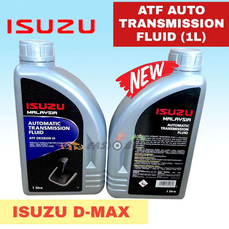 100% Original ISUZU ATF Auto Transmission Fluid Gear Oil (1L) - D Max D ...