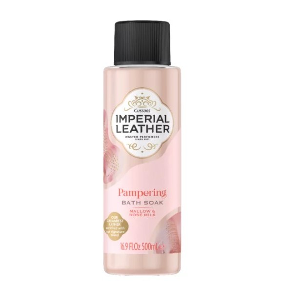 IMPERIAL LEATHER PAMPERING BATH SOAK MALLOW AND ROSE MILK 500ml | Shopee Malaysia
