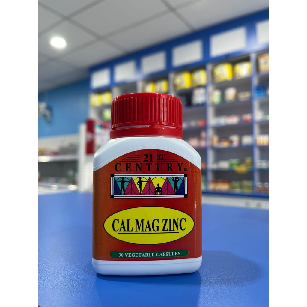 21ST CENTURY Cal Mag Zinc Vegetarian Capsules (30's) | Shopee Malaysia