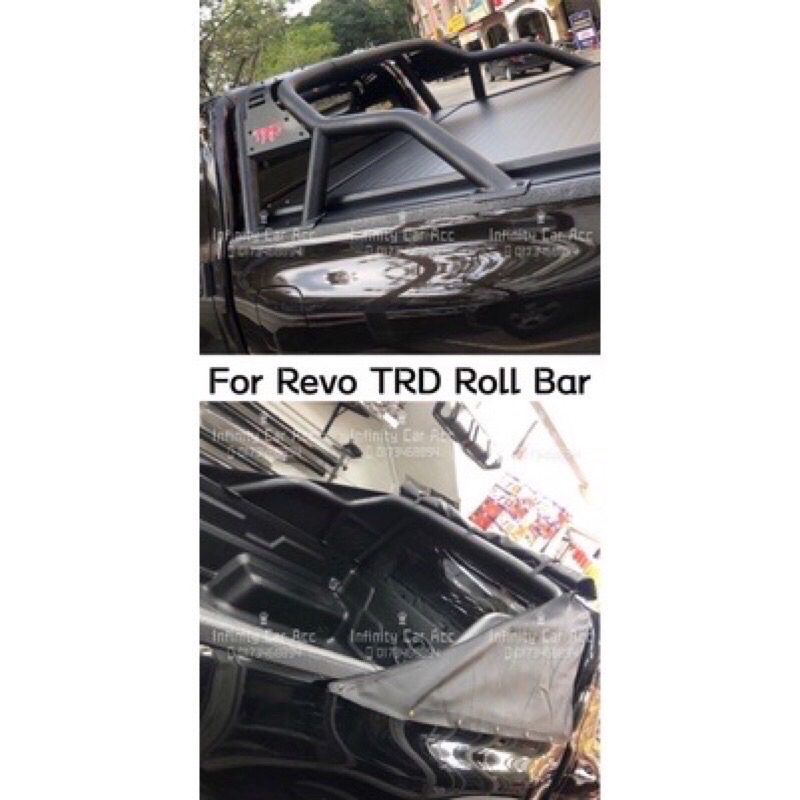 TRD Roll Bar Sport Bar & Canvas Hilux Vigo Revo Triton Navara Np300 ...