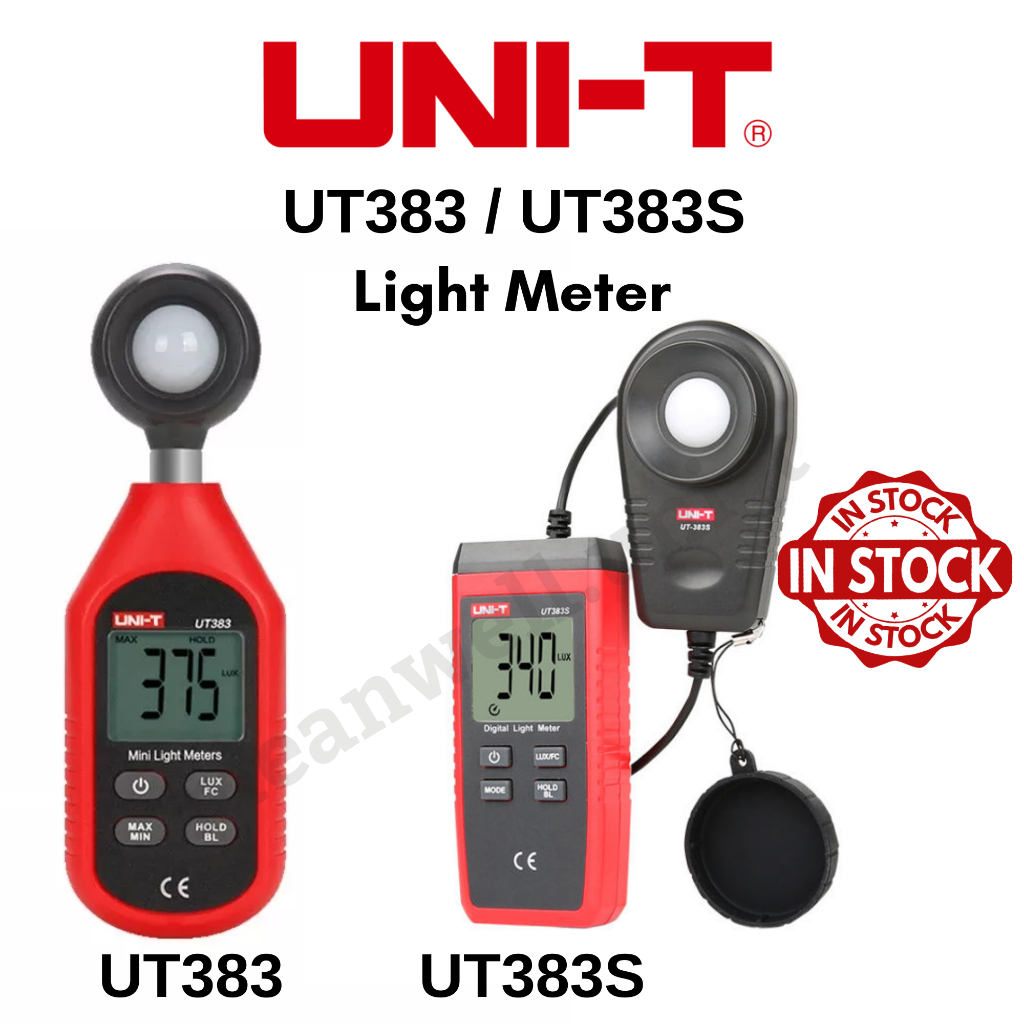 UNI-T UT383 / UT383S Mini 0-199999 lux Light Meter Lux Meter Economy ...