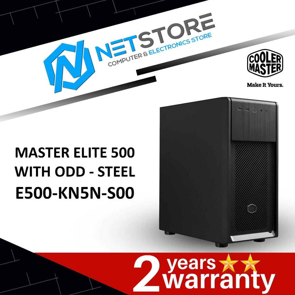 COOLER MASTER ELITE 500 WITH ODD - STEEL - E500-KN5N-S00 | Shopee Malaysia