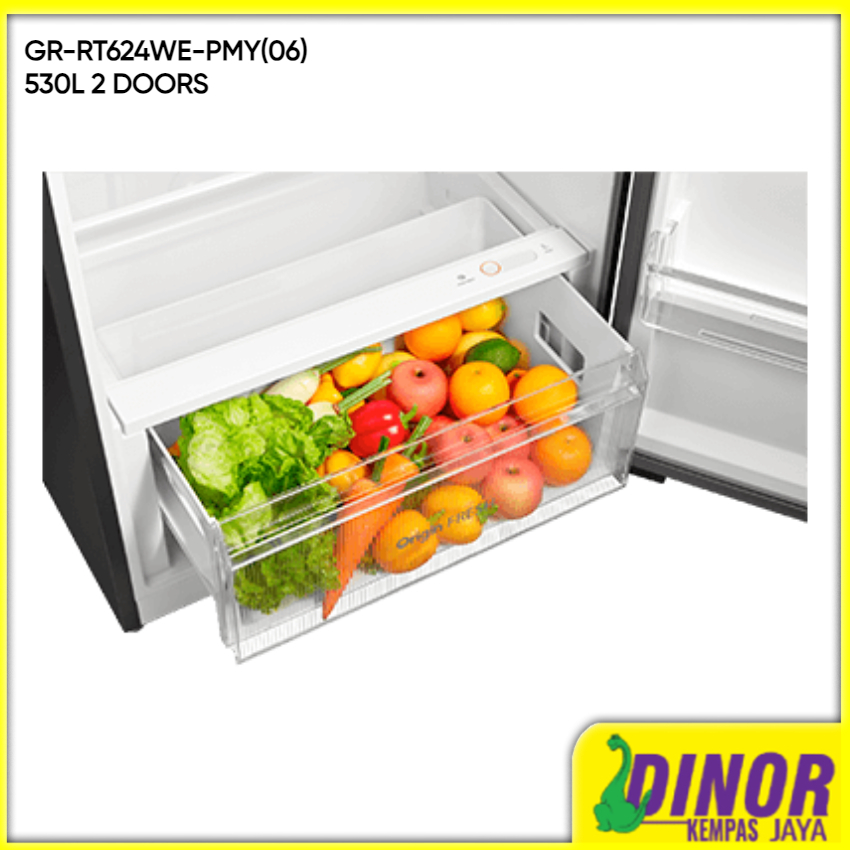 TOSHIBA GR-RT624WE(06) 2 Door Origin Inverter Fridge 530L Refrigerator ...