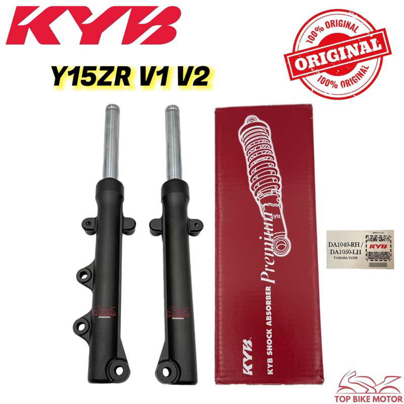 YAMAHA Y15ZR Y15 V1 V2 Y15Z Y16 100% ORIGINAL KYB FRONT FORK SET DEPAN ABSORBER DAMPER ASSY ...