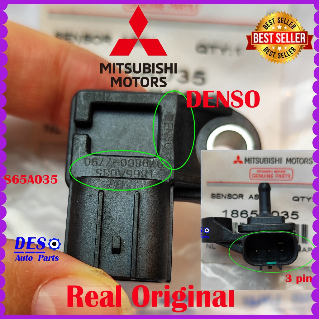 AIR INTAKE BOOST PRESSURE SENSOR # MAP SENSOR (3P) # MITSUBISHI TRITON ...