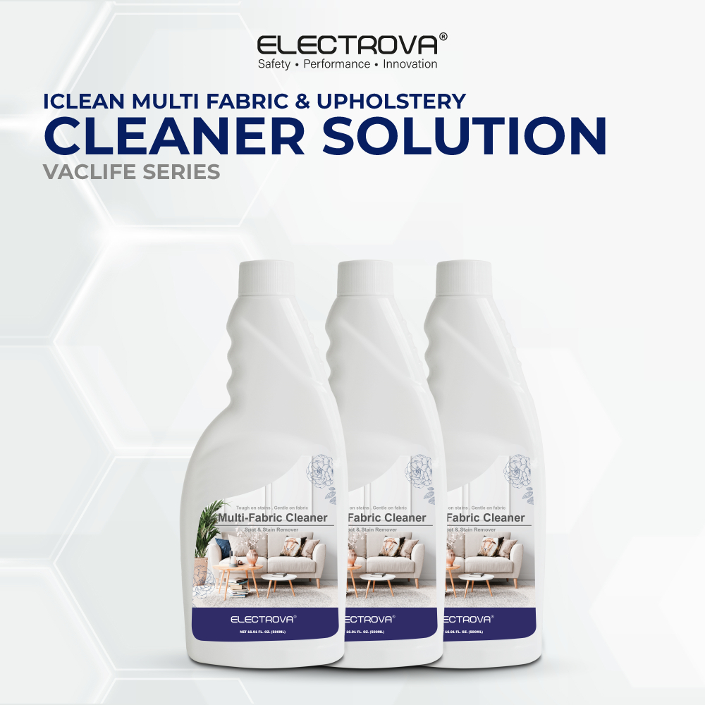 Electrova Multi-Fabric and Upholstery Cleaning Solution for Fabric Cleaner Machine Model ICLEAN ...