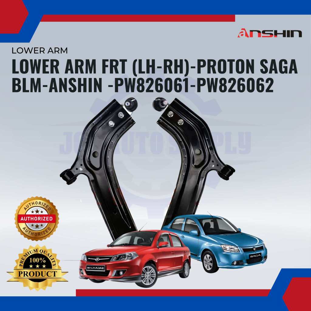 Proton Saga BLM-FL-FLX-Saga VVT-Lower Arm-Front Left-Right-Anshin ...