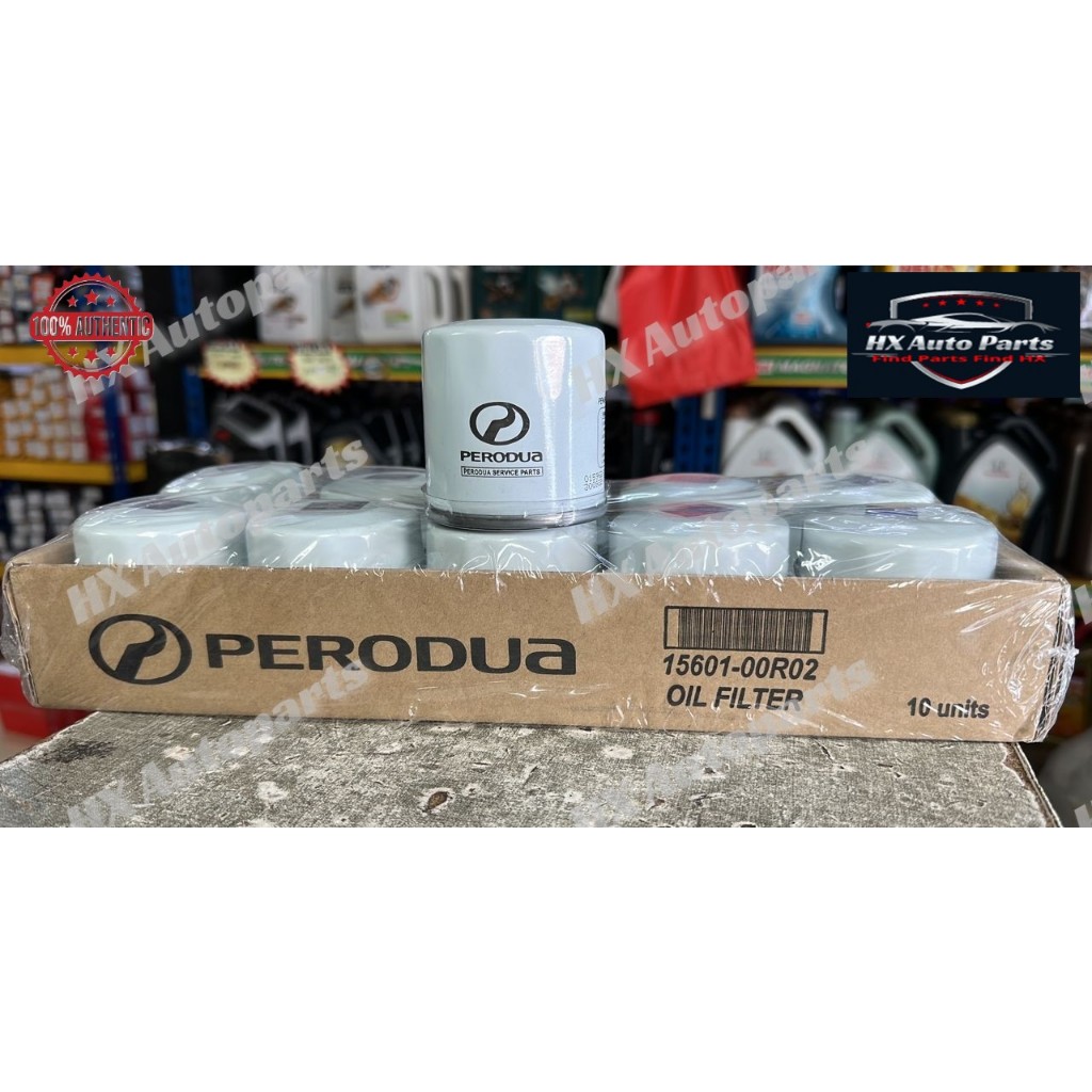 GENUINE PERODUA OIL FILTER NEW MODEL [15601-00R02] BEZZA /AXIA/ MYVI ...