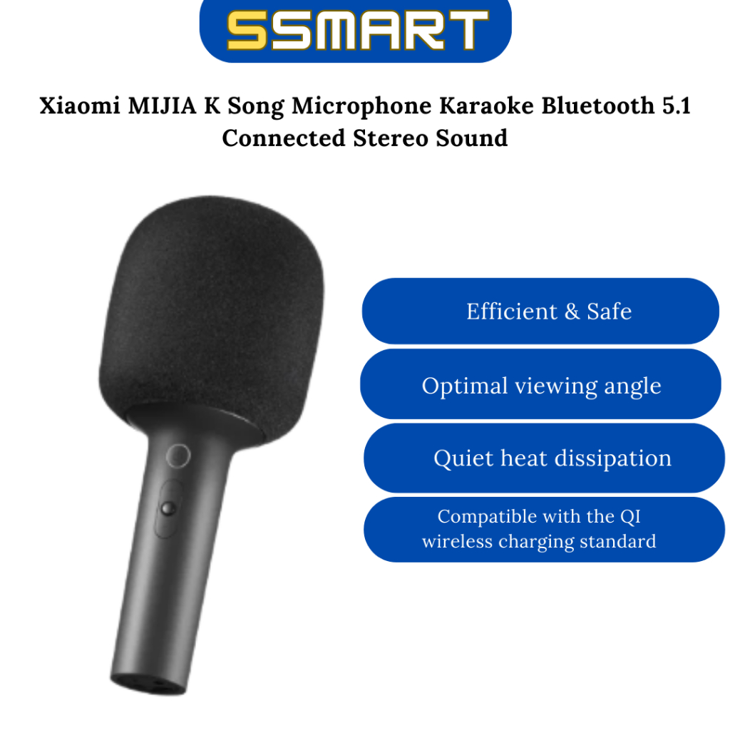 Xiaomi MIJIA K Song Microphone Karaoke Bluetooth 5.1 Connected Stereo ...