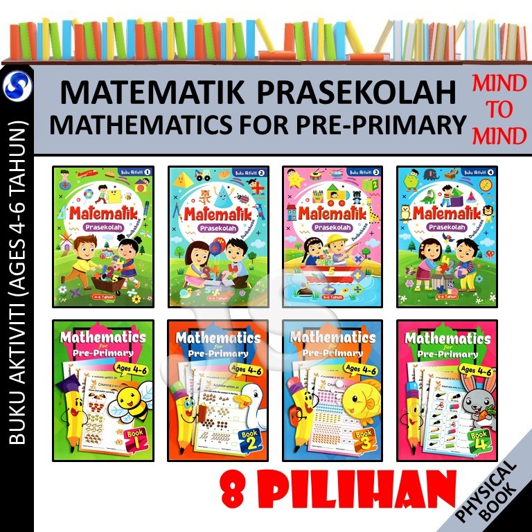 BUKU AKTIVITI MATEMATIK PRASEKOLAH DWIBAHASA & MATHEMATICS FOR PRIMARY ...
