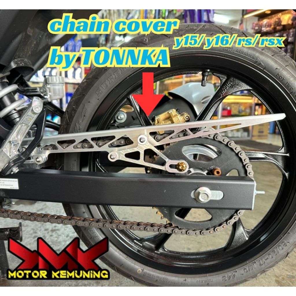 TONNKA COVER RANTAI Y15 Y16 RS RSX TONNKA CHAIN COVER CNC | Shopee Malaysia