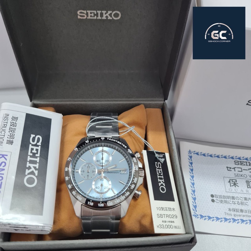 SEIKO JAPAN ORIGINAL SBTR029 Men's Chronograph | Shopee Malaysia
