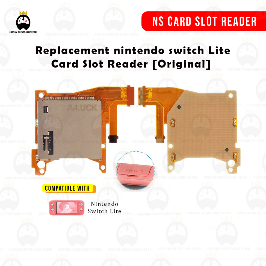 Nintendo NS Switch Lite Game Card Slot Reader Socket Board Repair Part ...