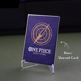 Acrylic Card Display Stand - Toploader / Magnetic Case Holder Triangle ...