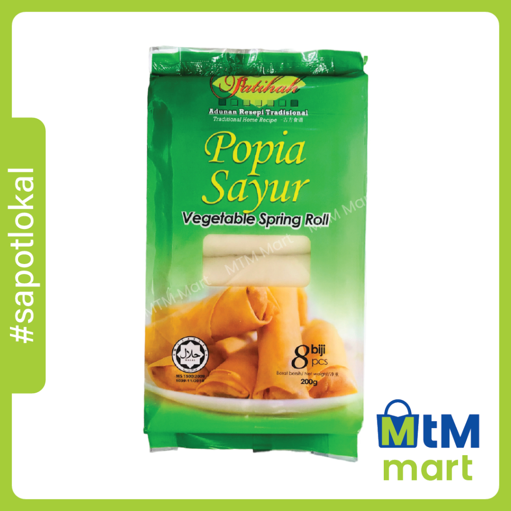 FATIHAH Popia Sayur 200g | Vegetable Spring Roll | ⚠ Lembah Klang ...