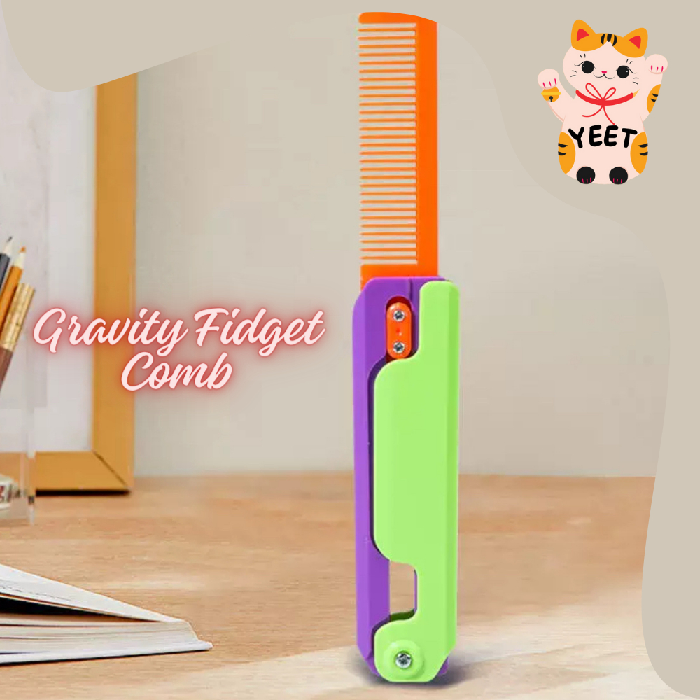 ready stock fidget toys carrot gravity knife comb silat rambut 萝卜梳子 ...