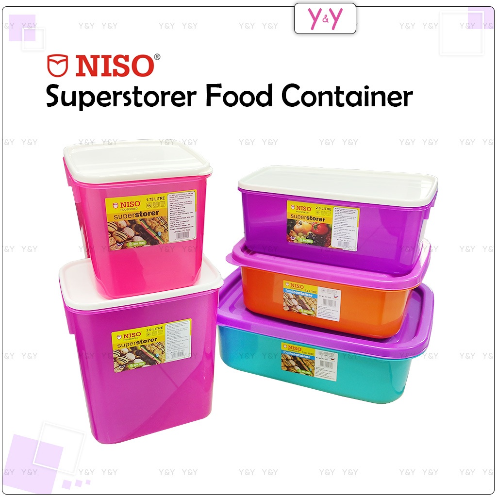 Niso Superstorer Food Container / Plastic Tupperware / Food Storage ...
