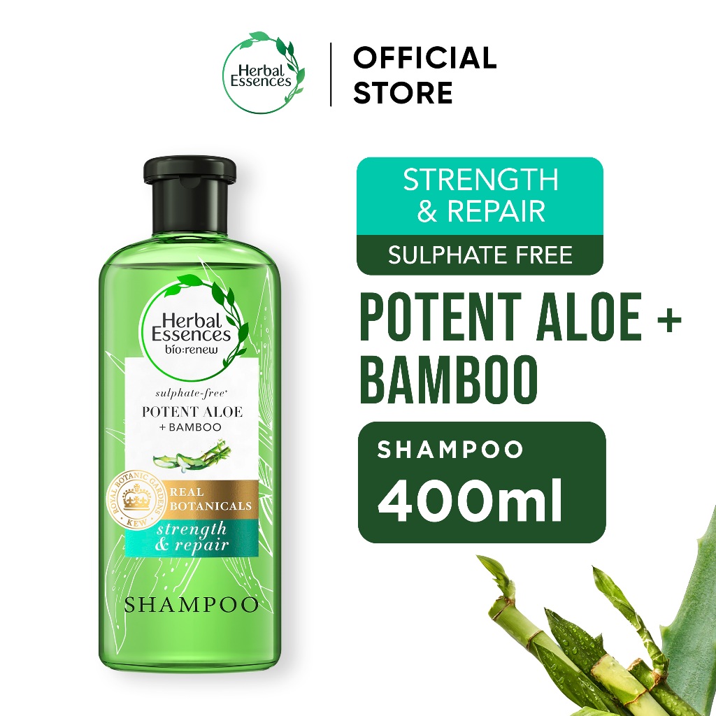 Herbal Essences Sulfate Free Shampoo Strength & Repair Bamboo Hair Care ...