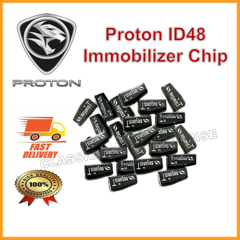 Proton ORIGINAL chip ID48 immobilizer for SAGA BLM FLX WAJA EXORA ...