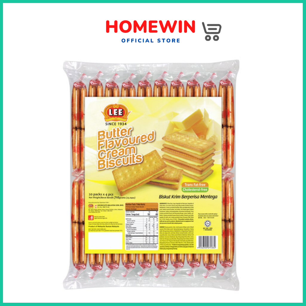 Lee Biscuits Butter Cream (35.5g x 20 Packs) | Shopee Malaysia
