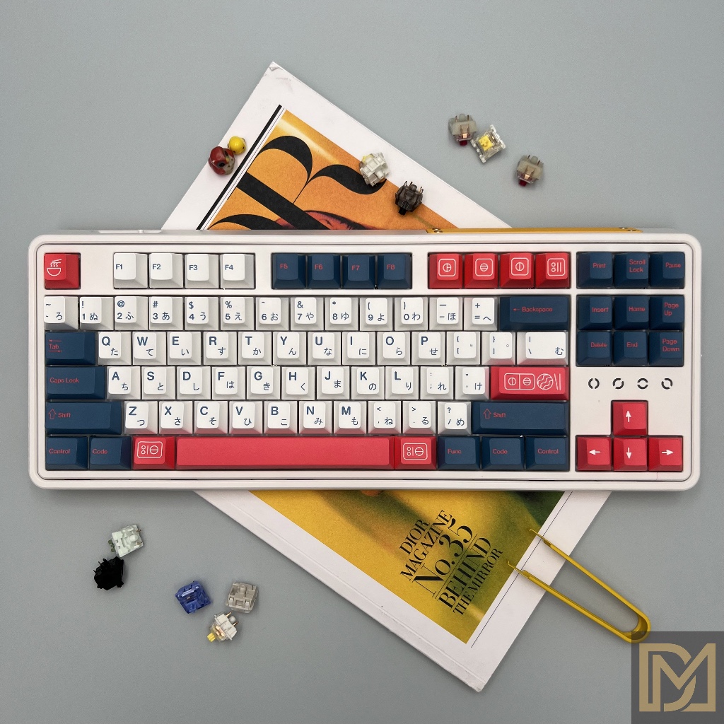 [LOCAL STOCK] Bento Keycap PBT Cherry Profile Dye Sub Keycaps 144pcs ...
