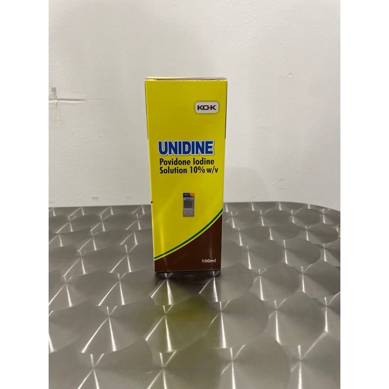 Unidine Povidone Iodine Solution 100 mL | Shopee Malaysia