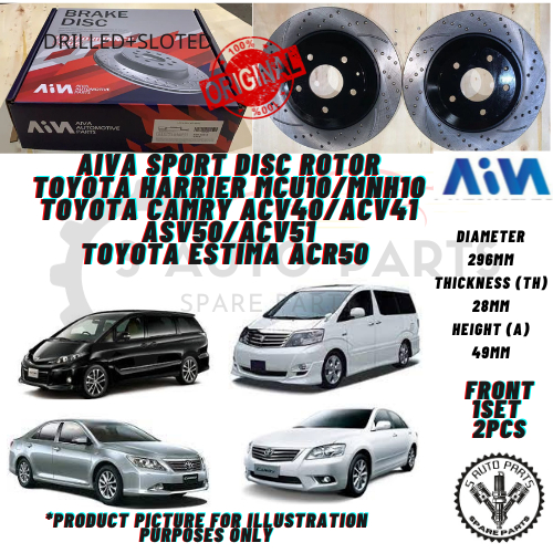 TOYOTA HARRIER MCU10/MNH10 / CAMRY ACV40/ACV41 ASV50/ACV51 / ESTIMA ...