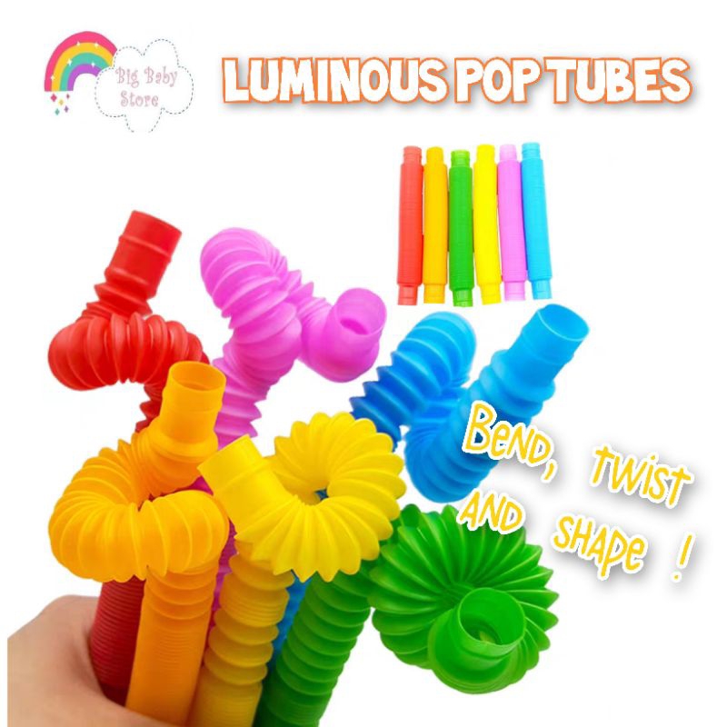 Pop Tubes Sensory Montessori Play💕Ready Stock💕Sensory Toys for Autistic ...