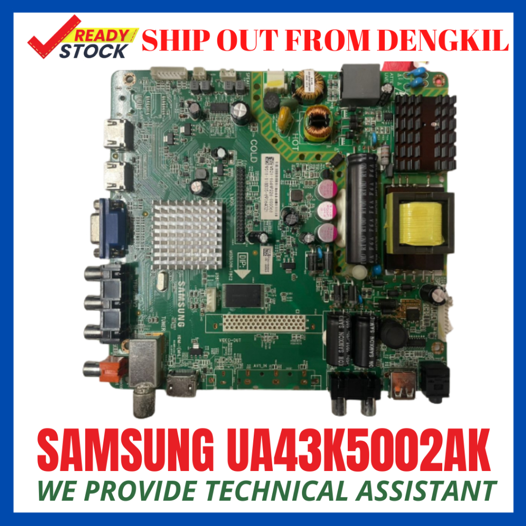Samsung UA43K5002AK Aio Board Powerboard Mainboard Power Supply Board Original Ready Stock ...