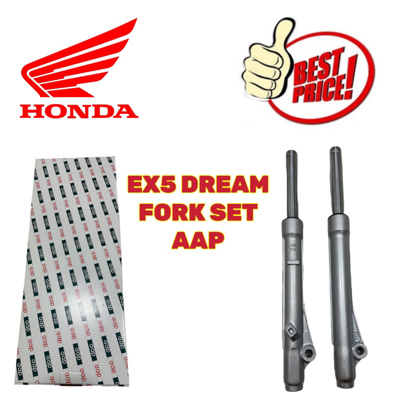 HONDA EX5 DREAM AAP FRONT FORK SET DAMPER ASSY DEPAN ABSORBER DEPAN FRONT ABSORBER AAP | Shopee ...