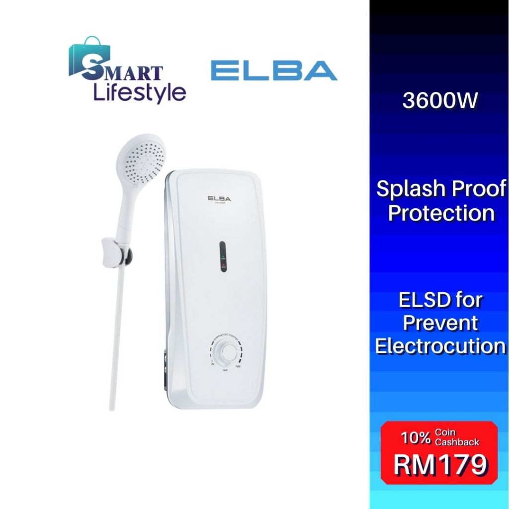 Elba Water Heater EWH-G3660 | Shopee Malaysia