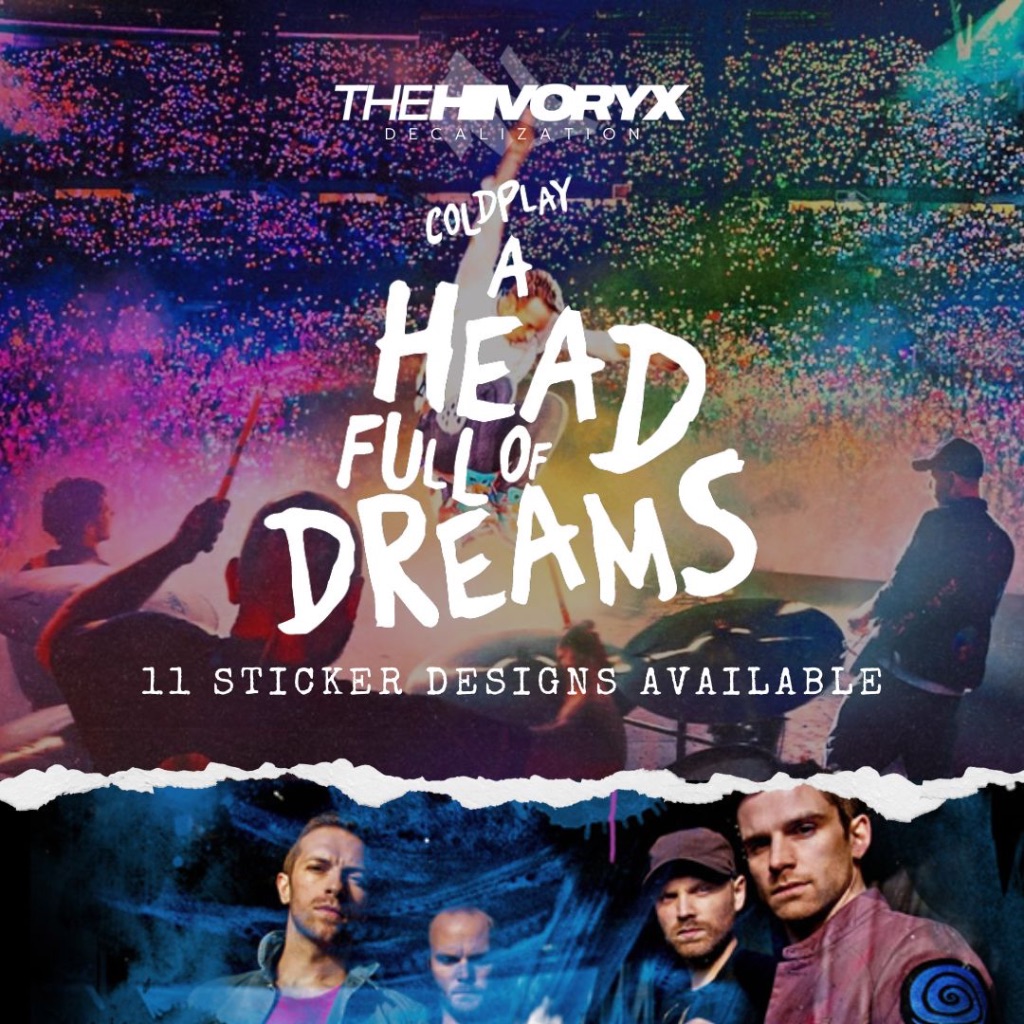 #TRENDING「COLDPLAY」COLDPLAYERS MERCHANDISE FAN ART CONCERT DESIGN CAR ...